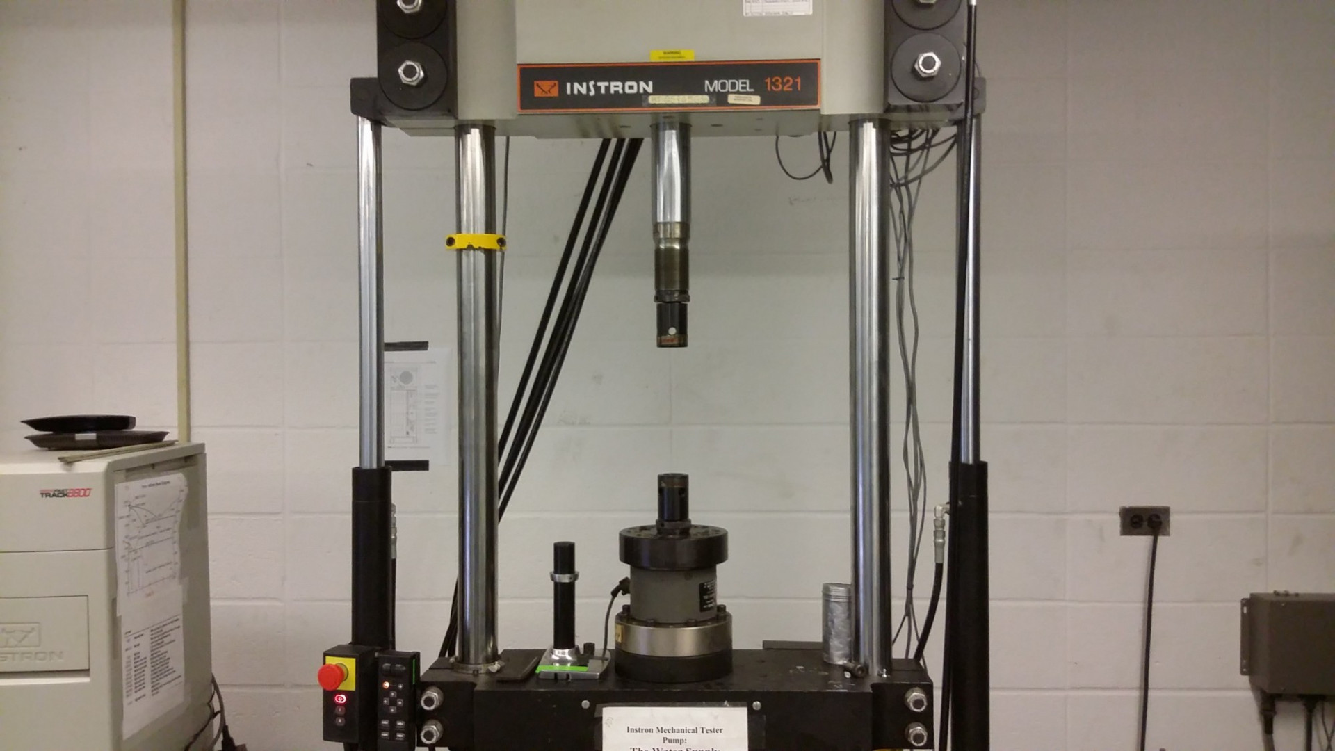 Instron 1321 Tester with Tensile and Torsion Capability | Materials ...